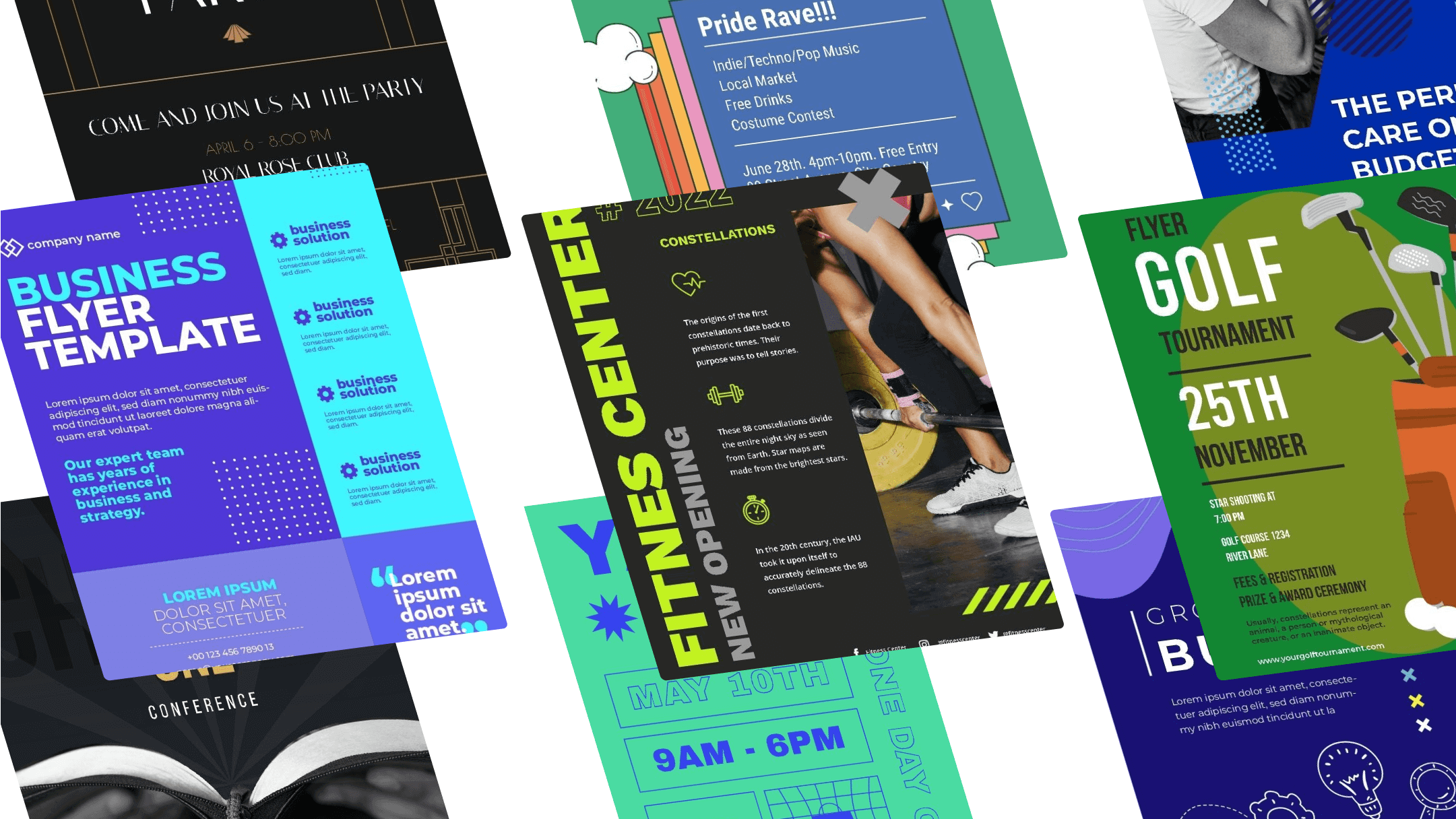 Create Flyers Online Free Printable